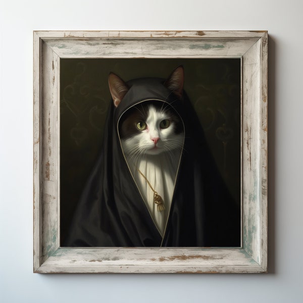 Catholic Art Cat - Etsy