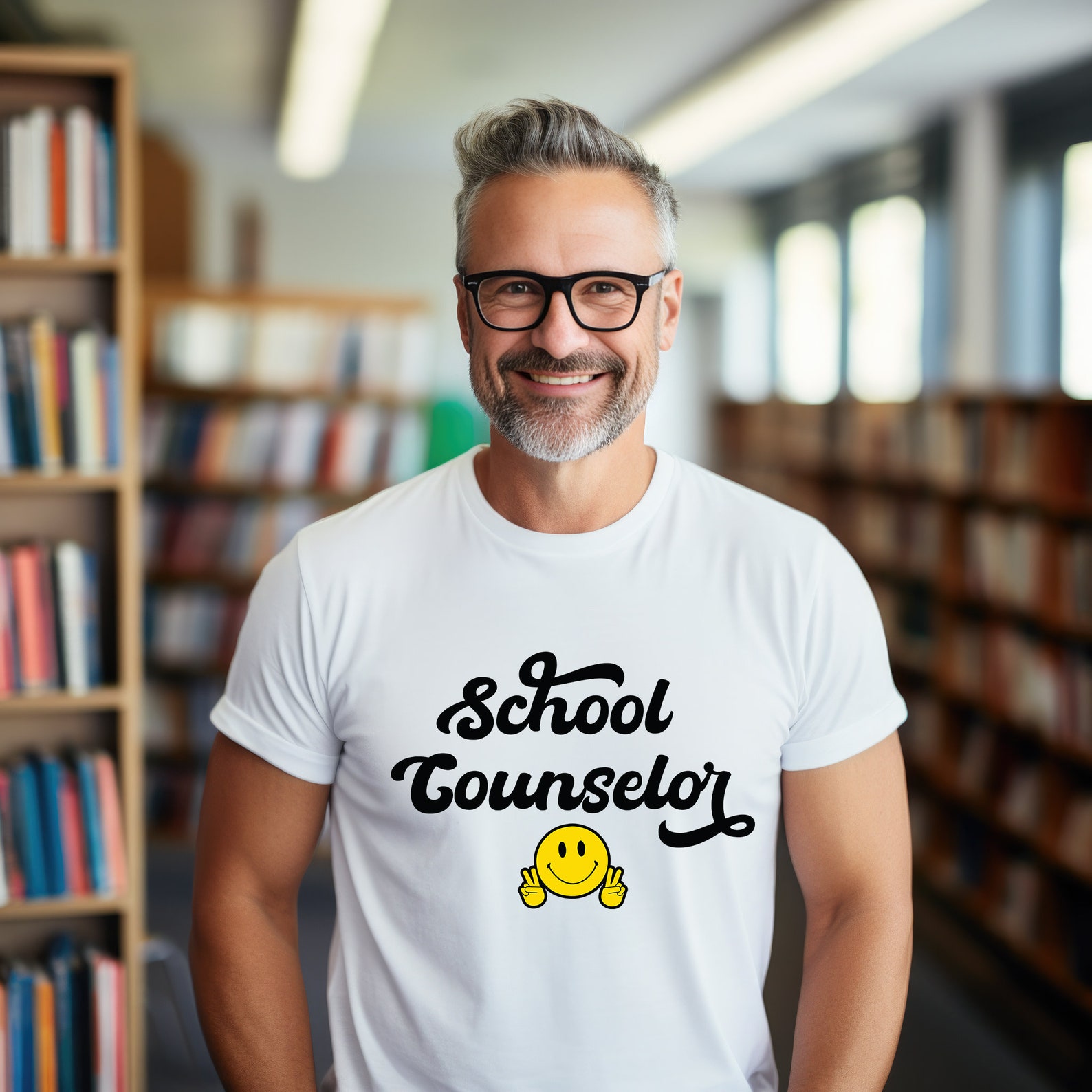 School Counselor SVG: Smiley Design for Creative Counseling Unique and ...