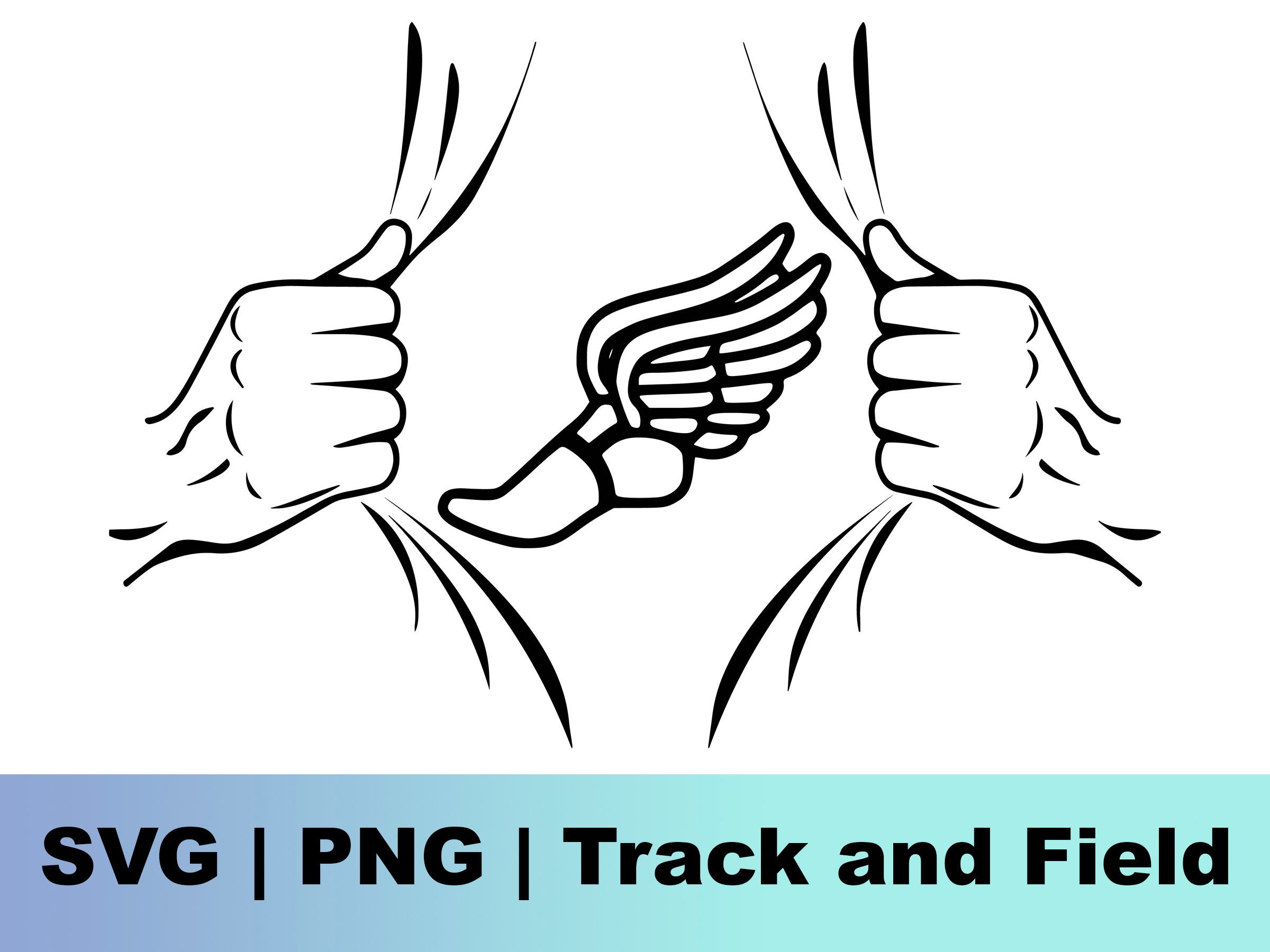 Track and Field SVG: Dynamic Running Design for Athletes - Etsy