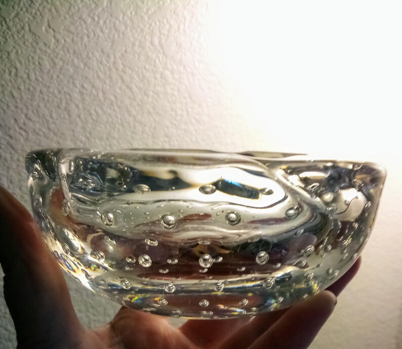 Daum Nancy France, Bubbled Ashtray or Empty Pocket, Circa 1930 - Etsy