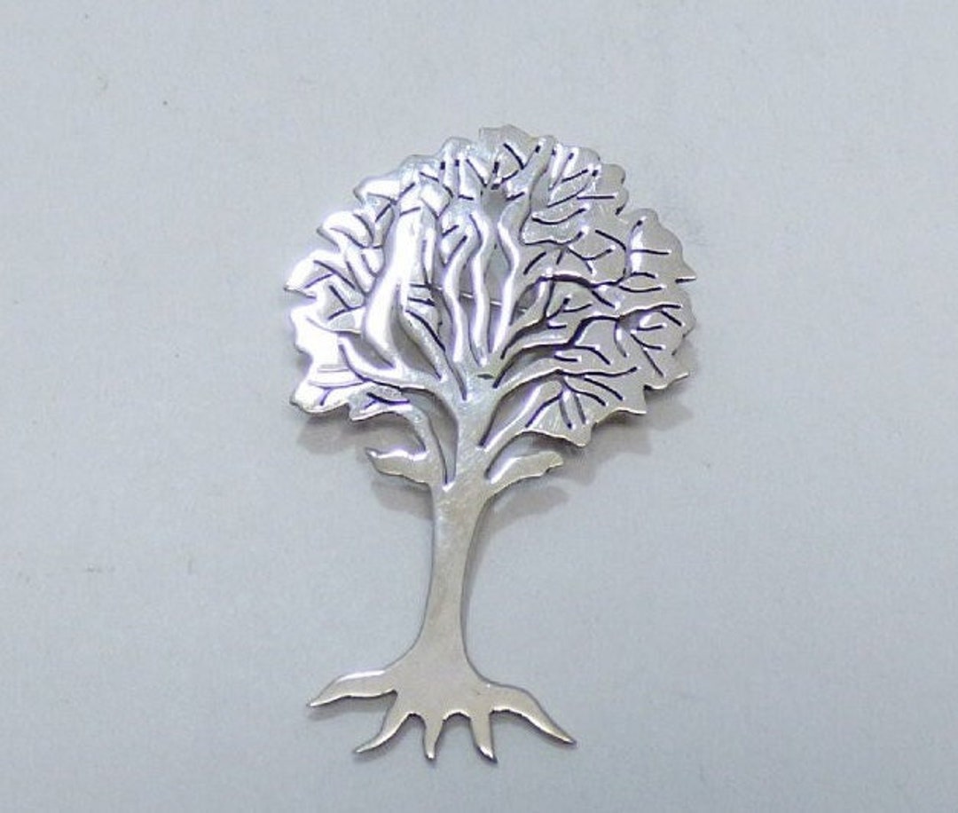 Vintage Taxco 925 Silver Tree Brooch - Etsy