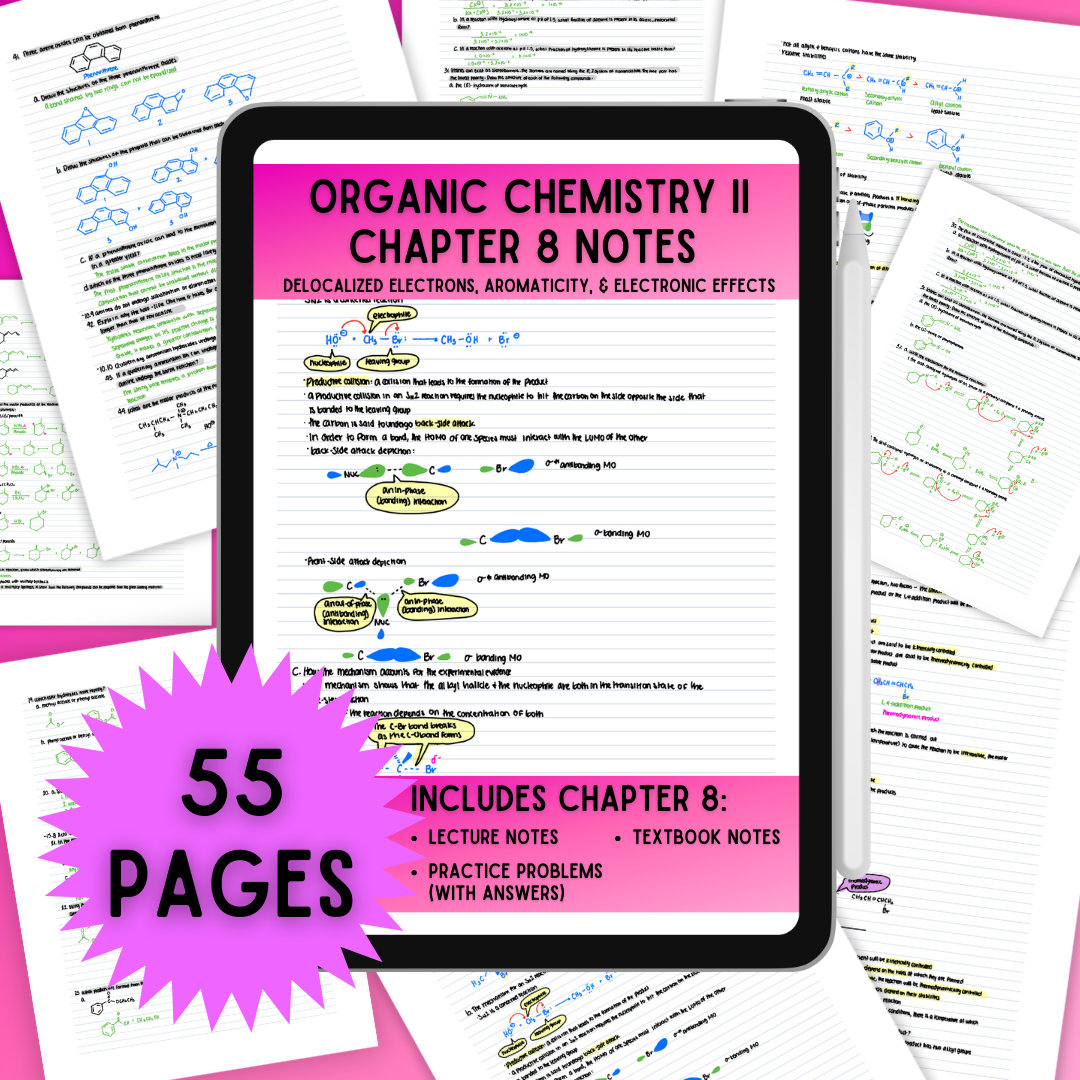 Chapter 8: Organic Chemistry II Notes, Orgo/ochem II Notes/study Guide ...