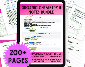 Chapter 8: Organic Chemistry II Notes, Orgo/ochem II Notes/study Guide ...