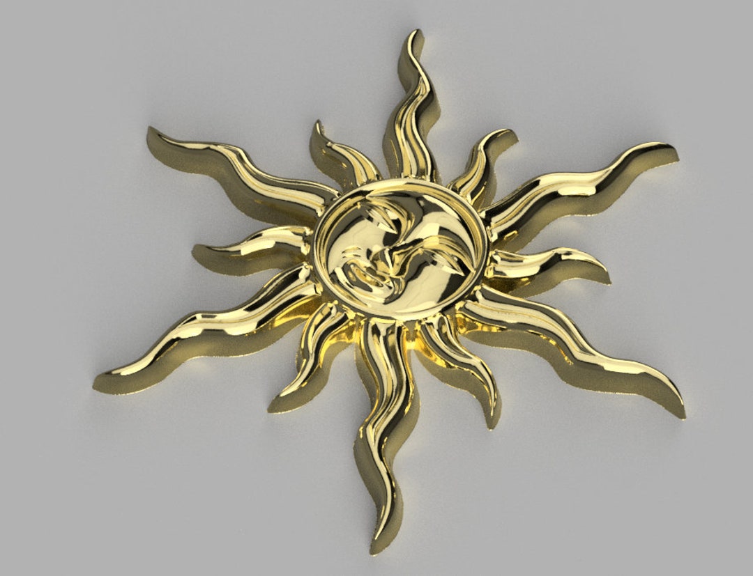 Sun 3D Stlwall Decor Model digital Model STL 3D Model - Etsy