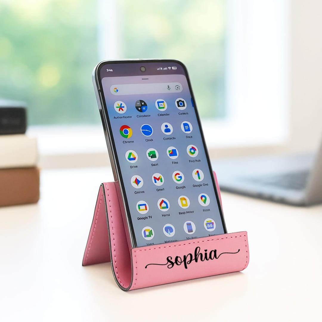 Personalized Phone Stand, Custom iPhone Holder, Engraved Tablet Stand ...