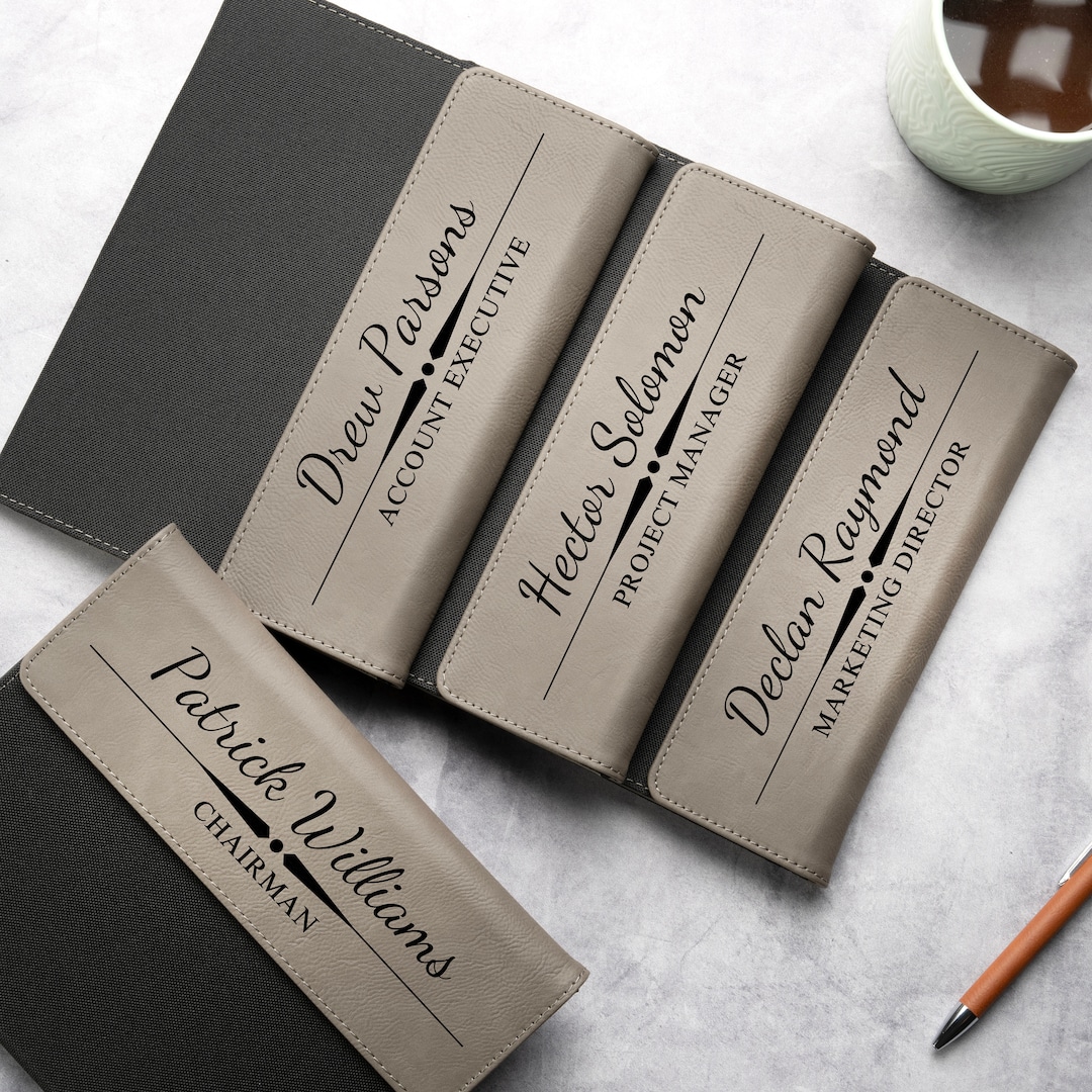 Company Portfolio Notepad, Custom Name Portfolio, Graduation Gifts ...