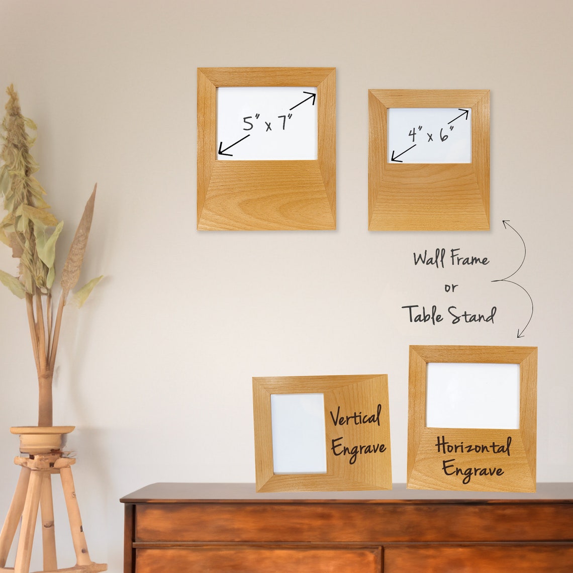 Music Plaque Custom Song Wood Picture Frame, Personalized Music Plaque ...