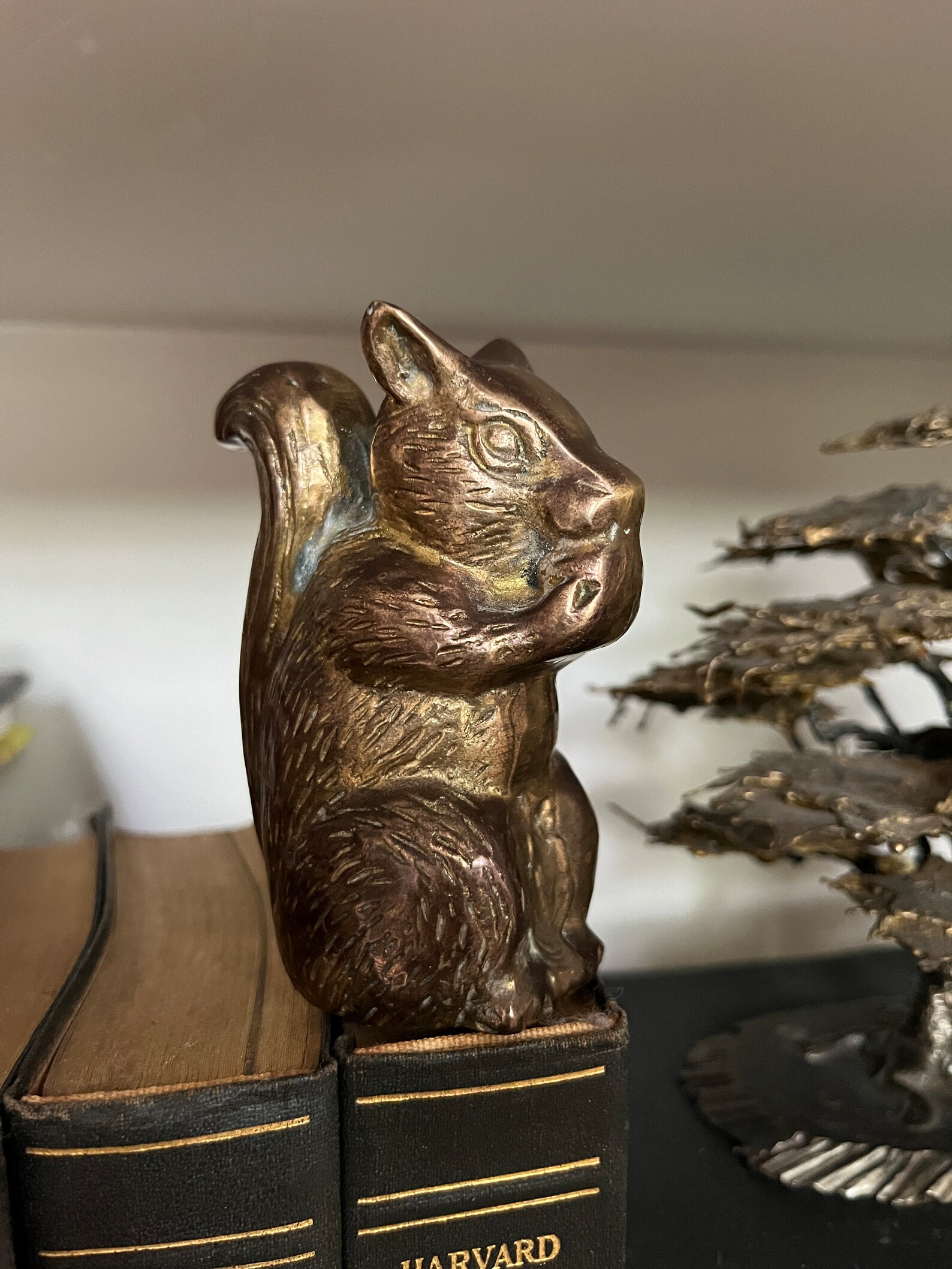 Vintage Solid Brass Small Squirrel - Etsy