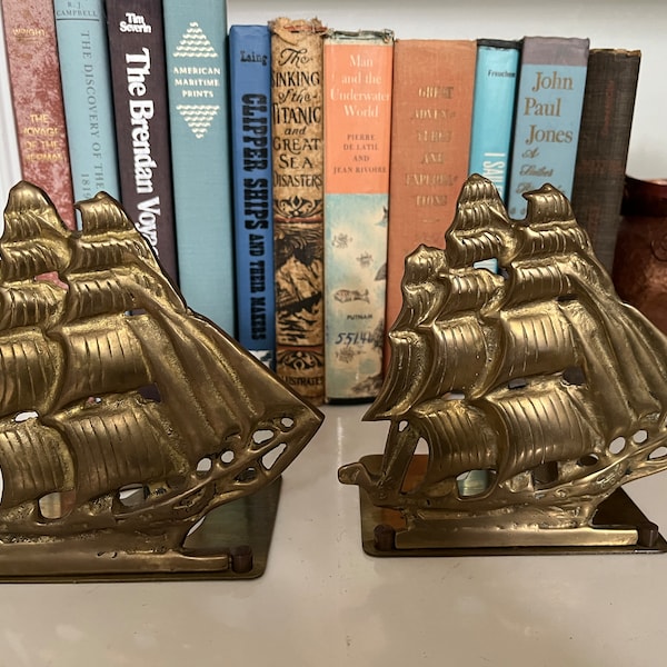 Brass Bookends - Etsy
