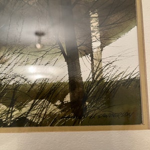 Vintage Charles H. Sanderson "untitled" Original Signed Watercolor - Etsy