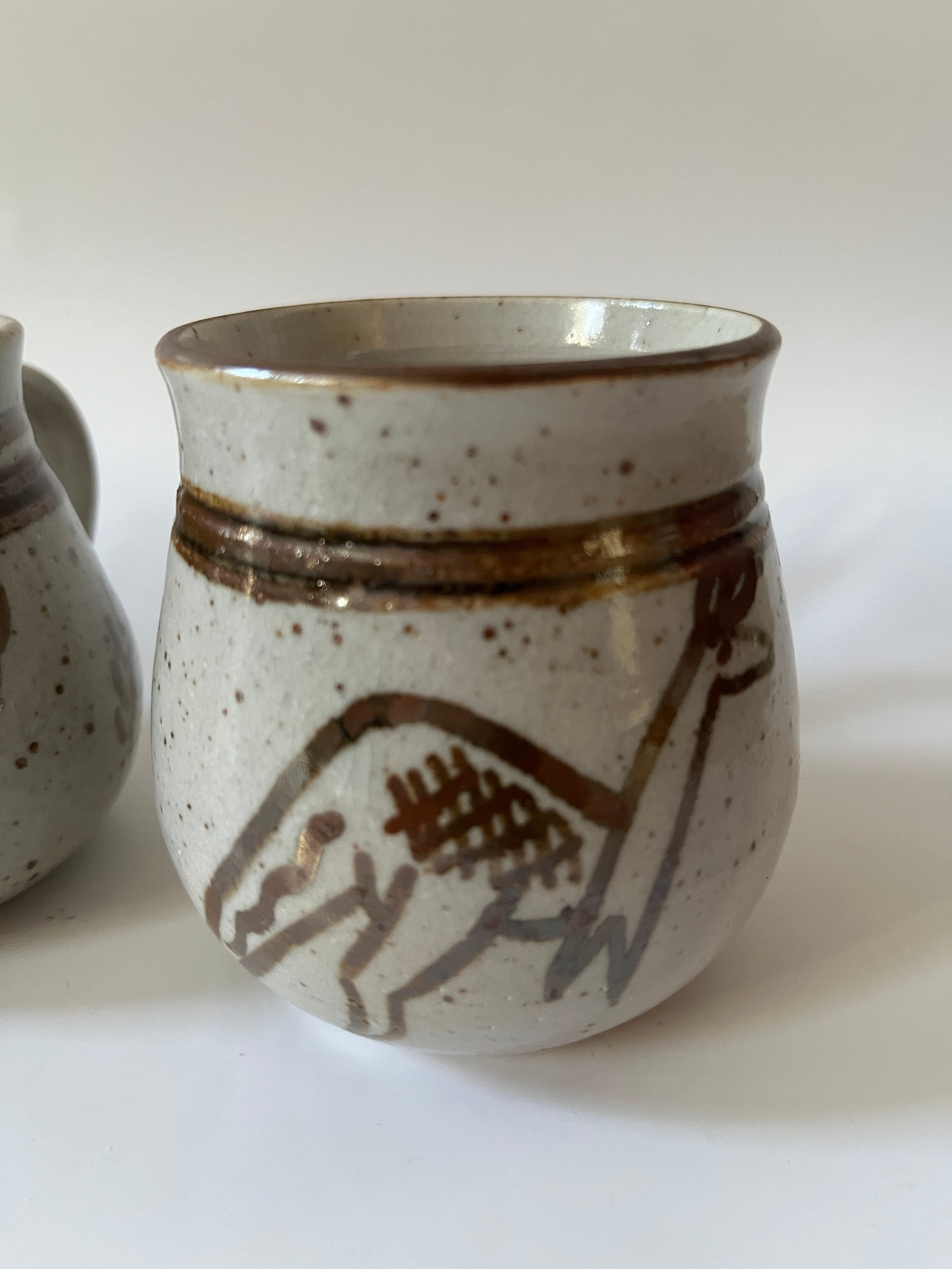 Vintage Barambah Pottery From Cherbourg Australia Set of Three Small ...