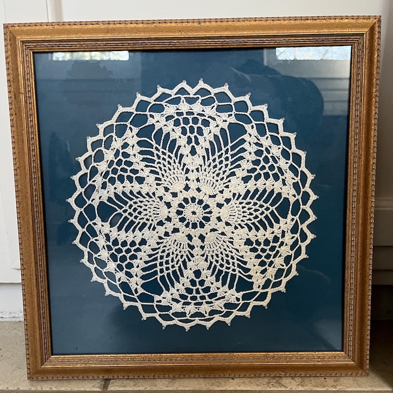Framed Doily - Etsy