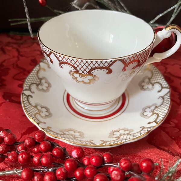 Red Tea Cups - Etsy