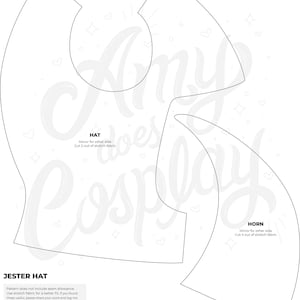 Jester Hat Sewing Pattern - Etsy