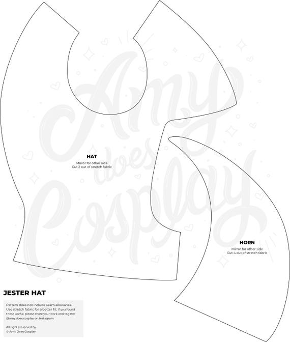 Jester Hat Pattern Creator: Me (circus_crafts On Instagram) Medium: