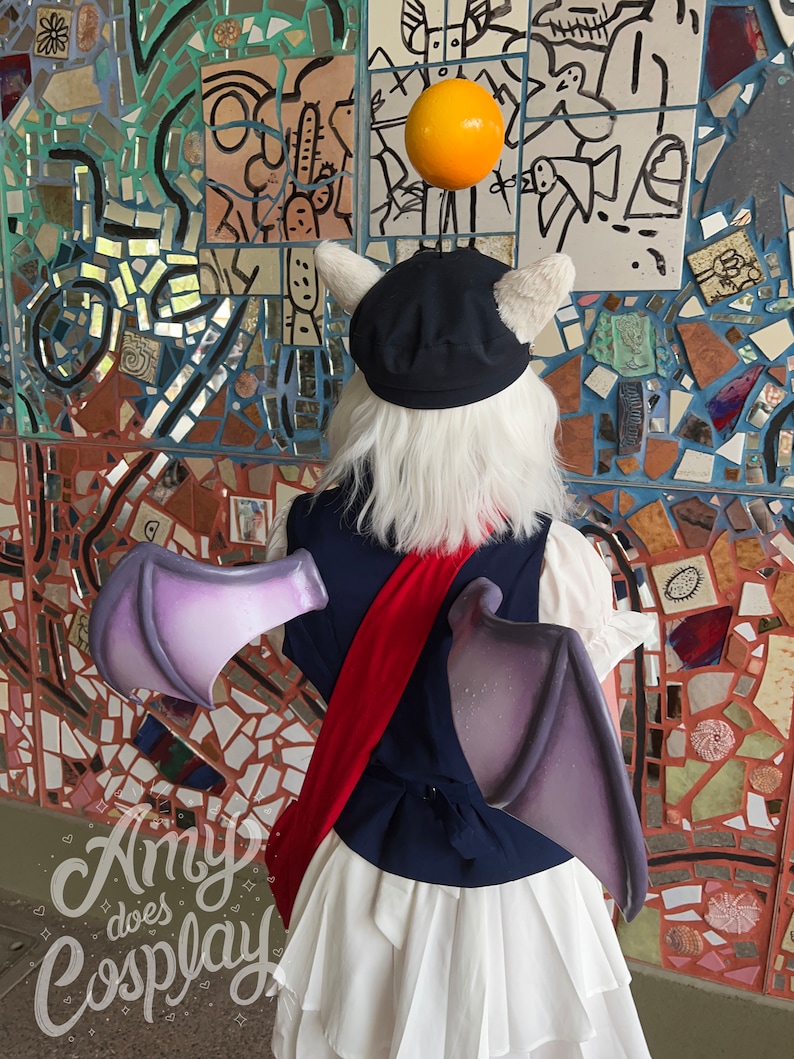 Post Moogle Final Fantasy Cosplay, Ears, Wings and Hat Badge - Etsy