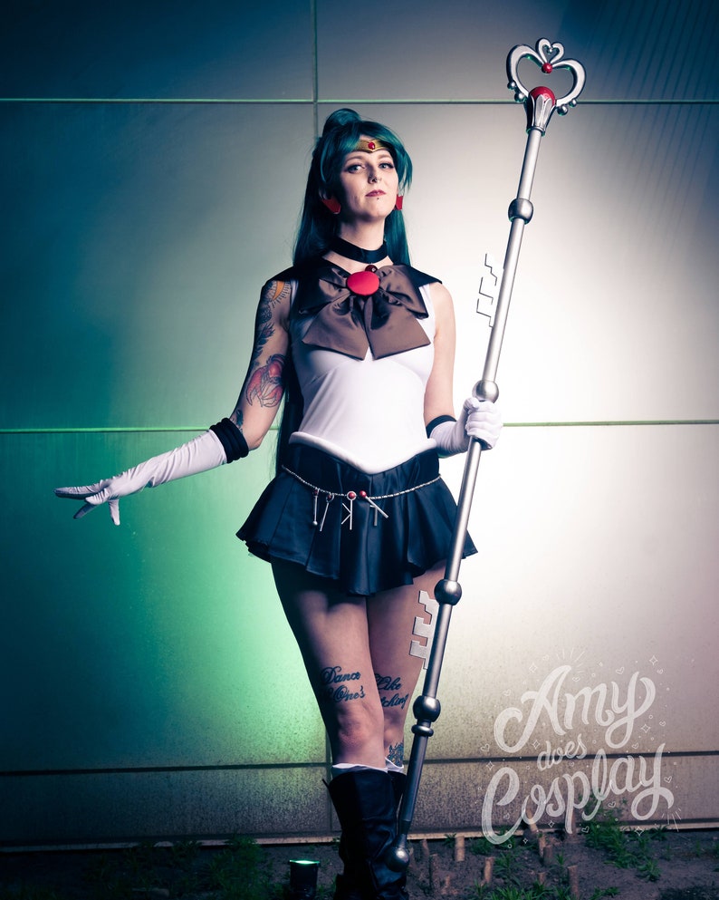 Sailor Pluto Staff Garnet Rod Cosplay Prop 2D Blueprint - Etsy