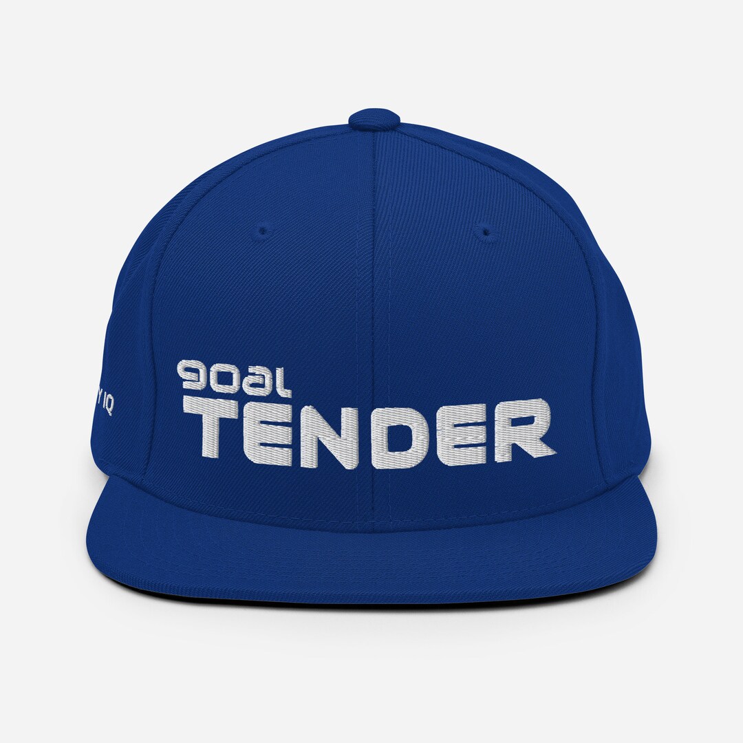 HOCKEY IQ - Goal Tender - Hockey Goalie - Snap Back Cap - Etsy