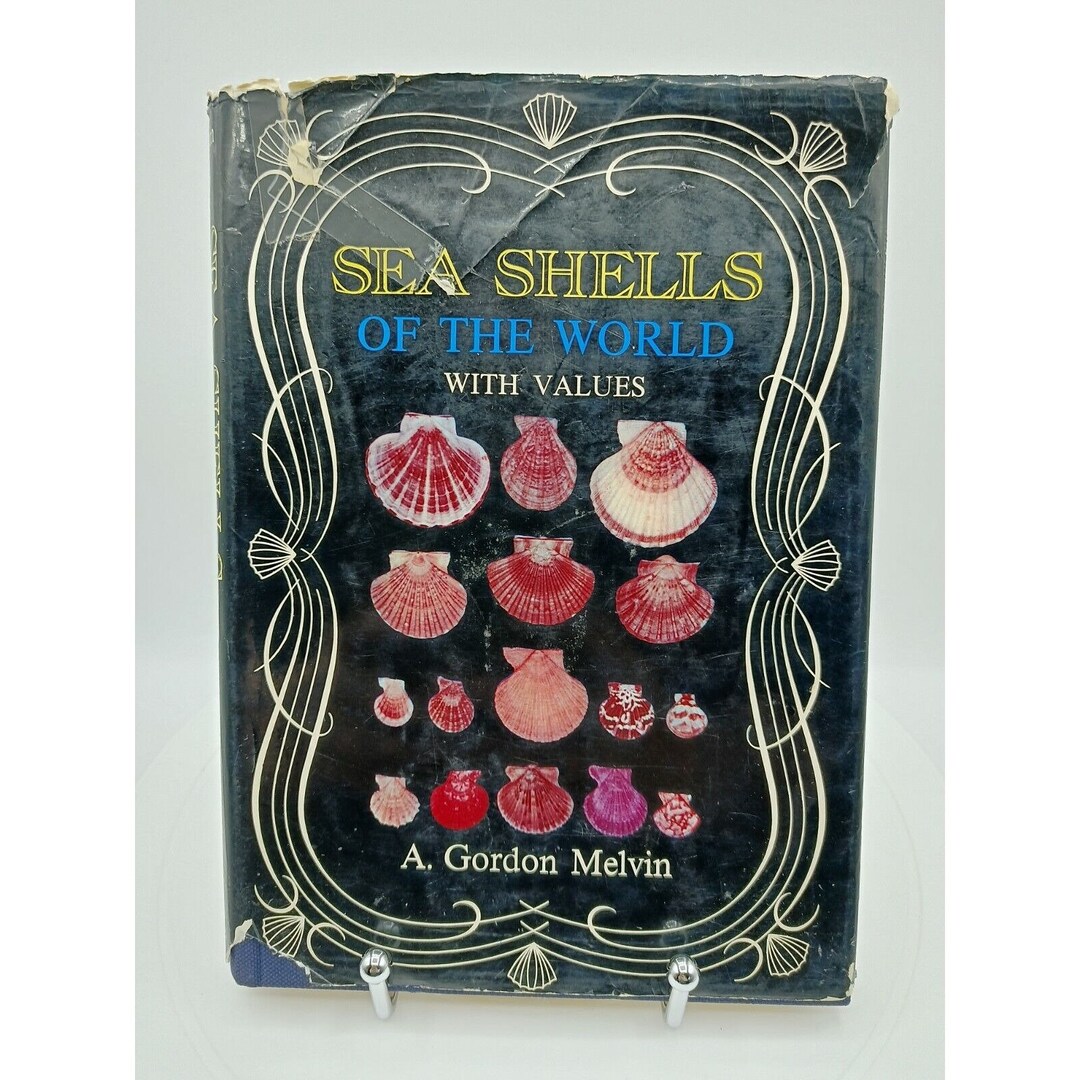 Vintage sea Shells of the World with Values by A. Gordon Melvin, HC/DJ ...