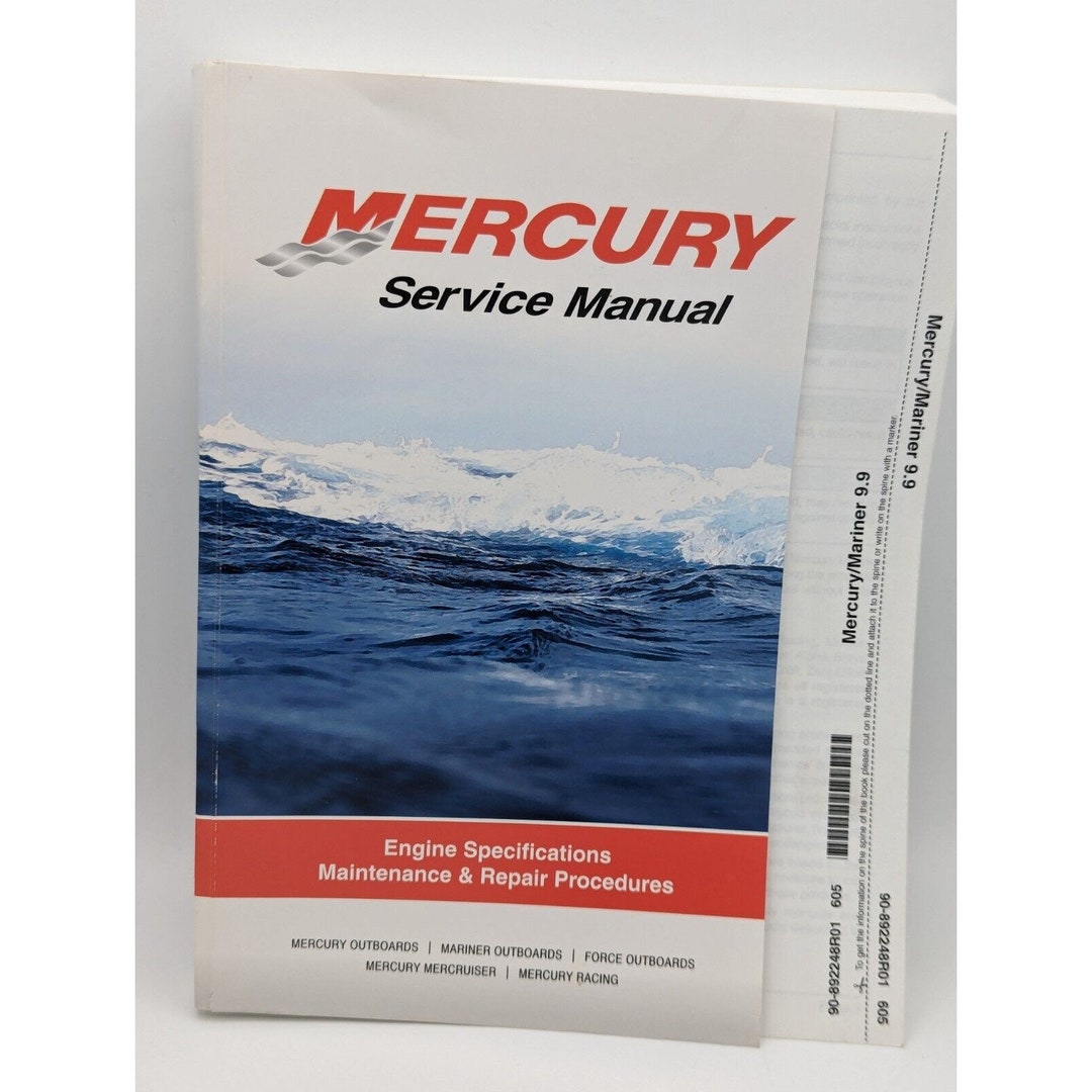Mercury Service Manual 8/9.9 HP Bigfoot Fourstroke Outboard 90 ...