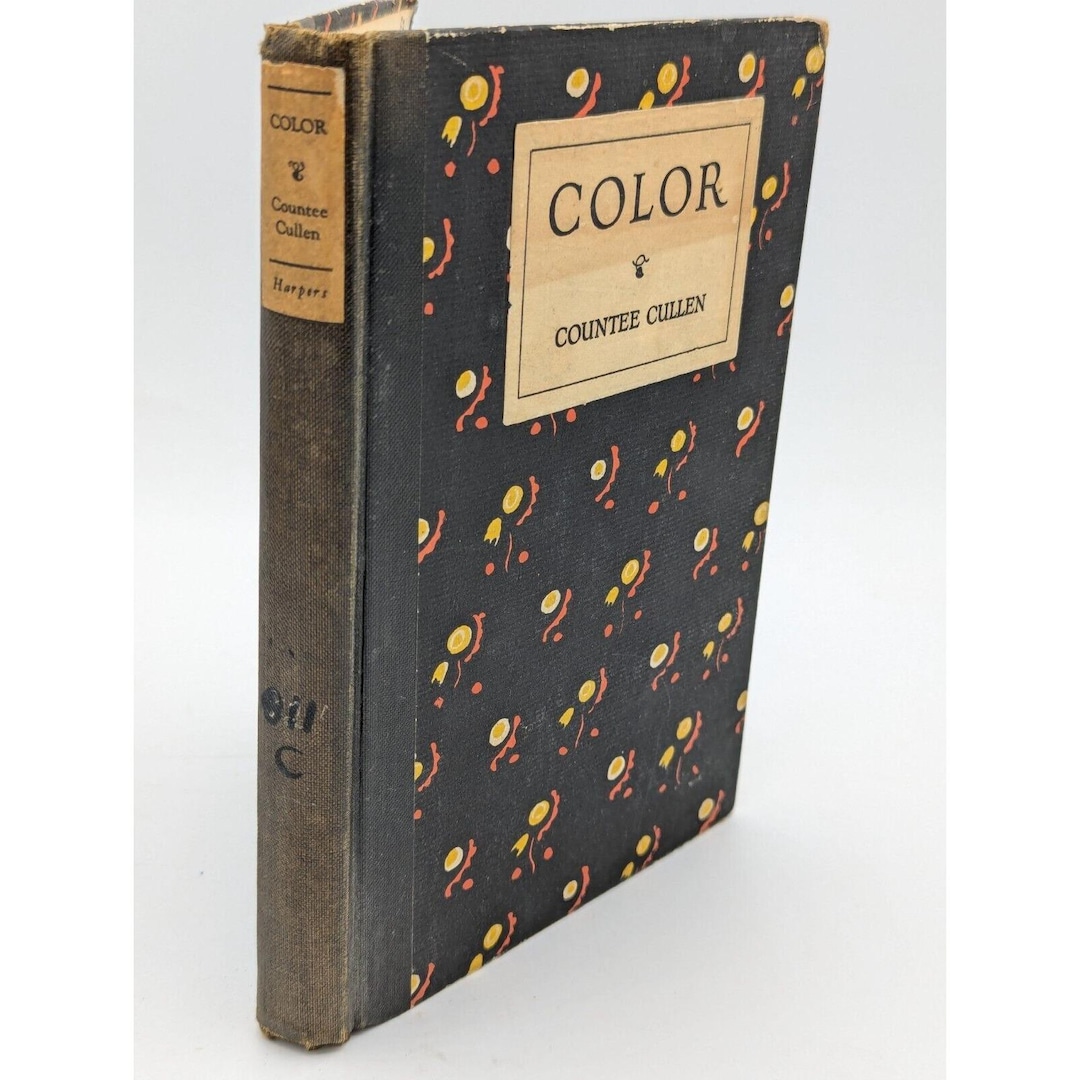 Color by Countee Cullen. Harlem Renaissance Poet. 1925. Hardcover Prior ...