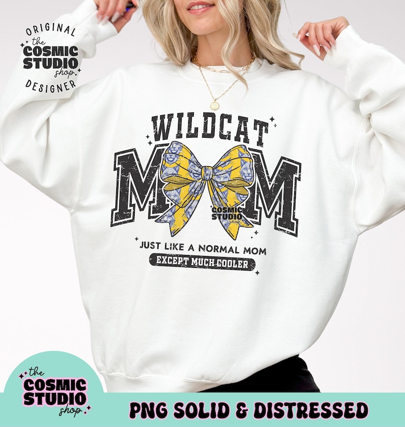 Wildcat Mom PNG, Retro Mascot Png, Football Mom Png, School Spirit Png ...