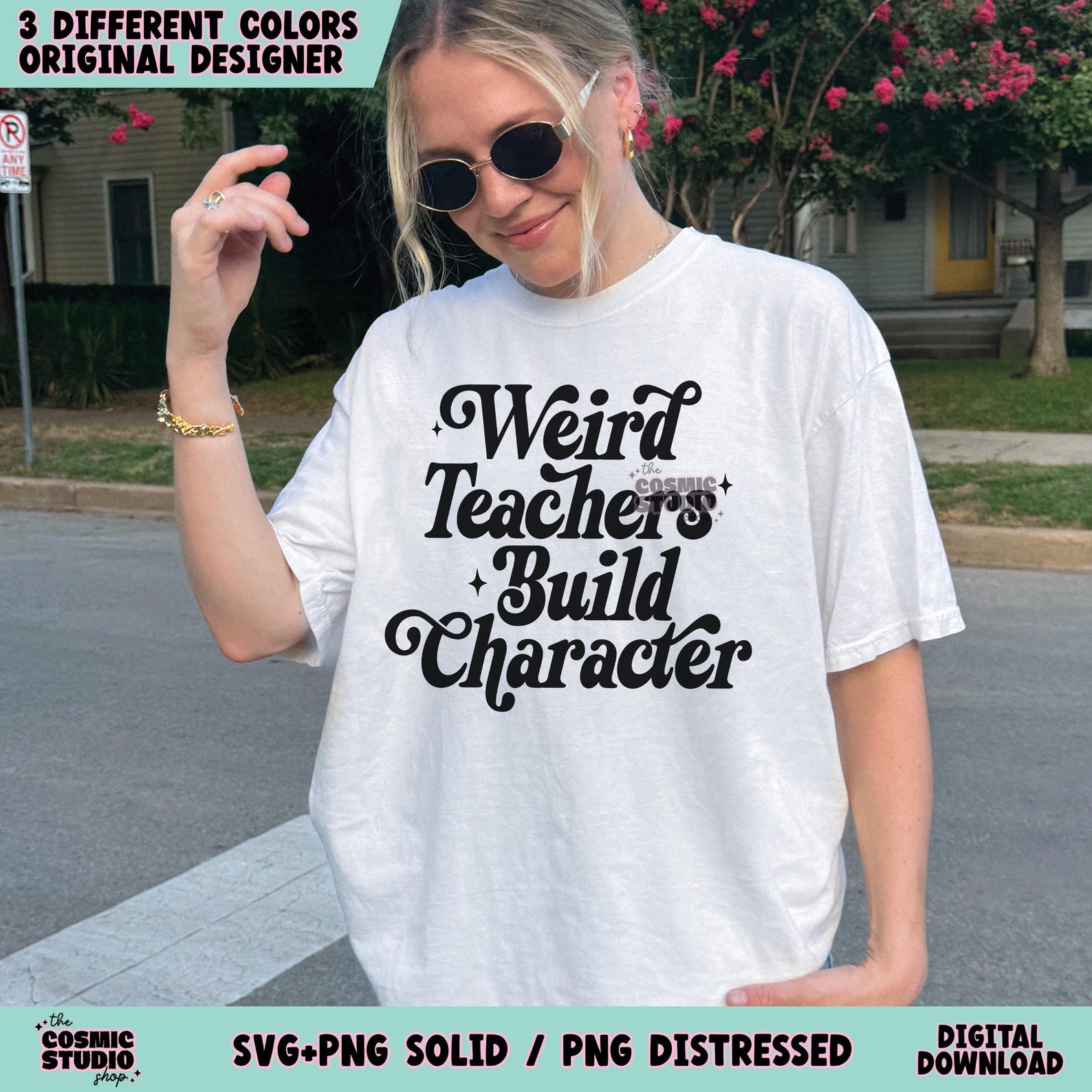 Weird Teachers Build Character Svg, Teacher Svg, Teacher Png, Teacher ...