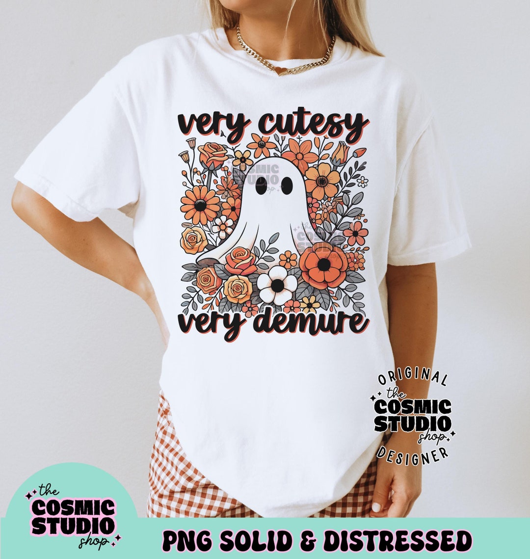 Very Demure Very Cutesy Png, Very Spooky Png, Spooky Png, Ghost Png ...