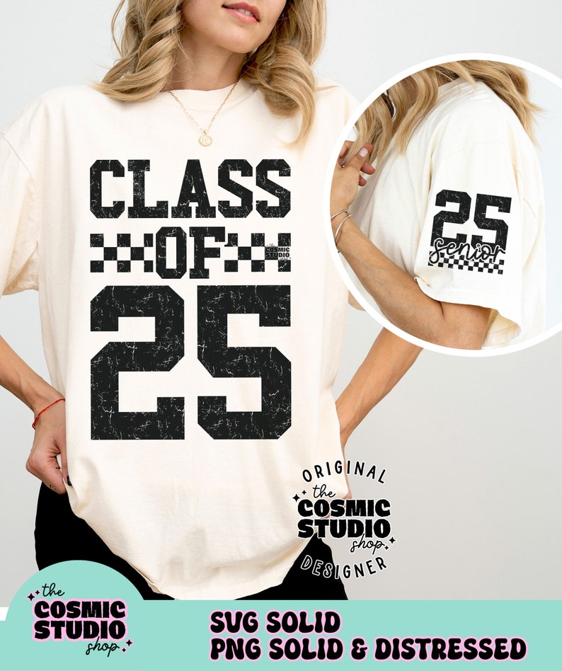 Senior 2025 SVG PNG, Retro Graduation Svg Png, Sublimation Design, Digital Download, Class of ...