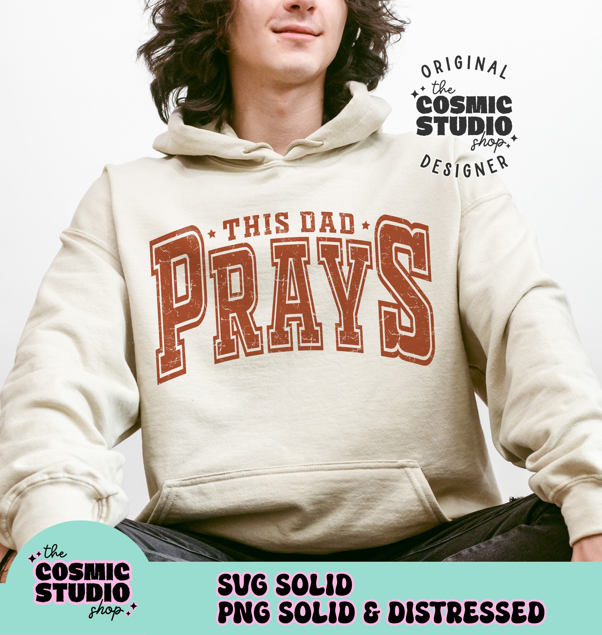 This Dad Prays Svg Png, Fatherhood is My Ministry Svg Png, Christian ...