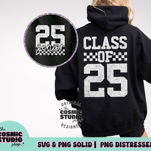 Senior 2025 SVG PNG, Retro Graduation Svg Png, Sublimation Design ...