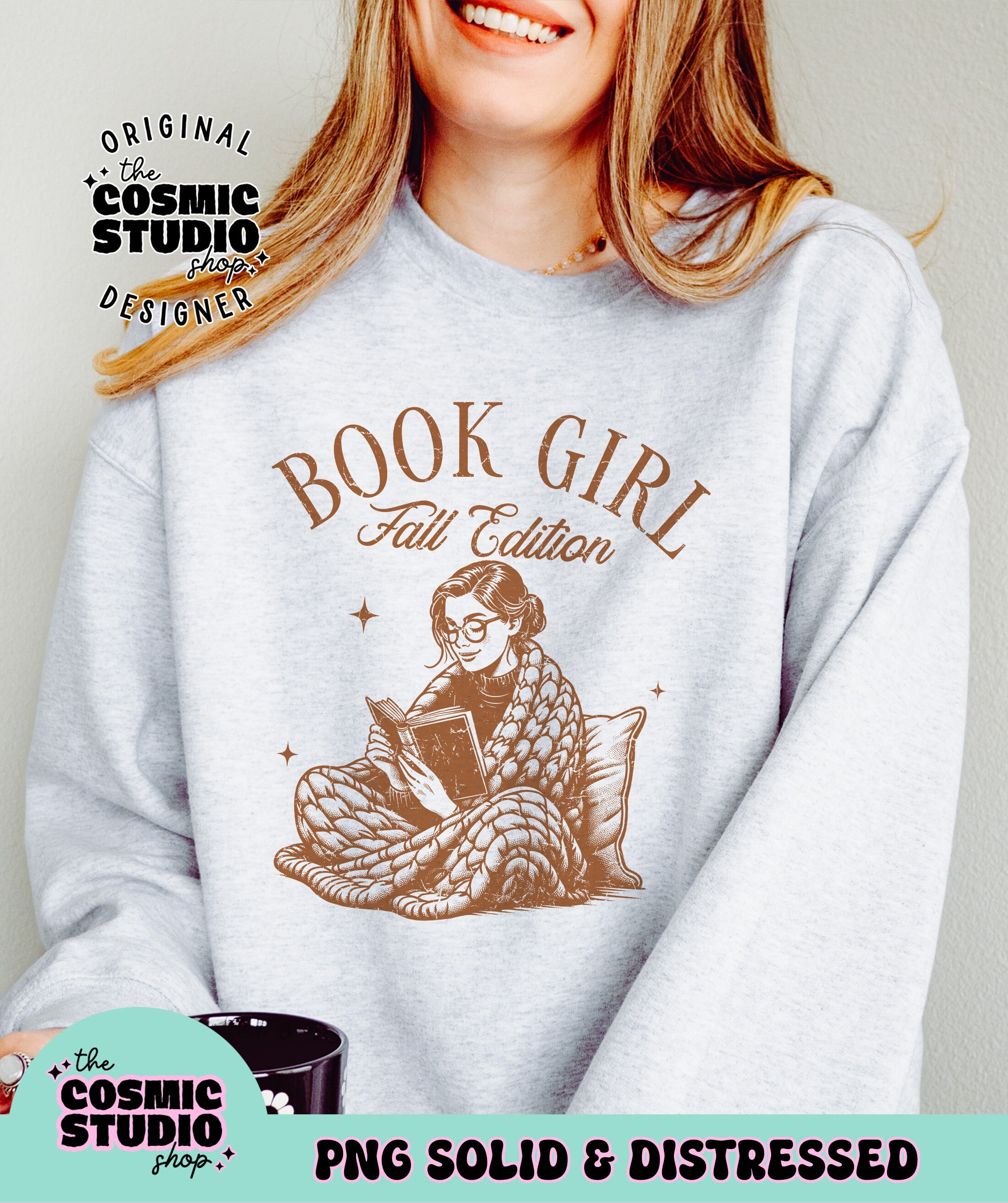 Book Girl Fall Edition Png, Bookworm Png, Bookish Png, Bookworm Png ...