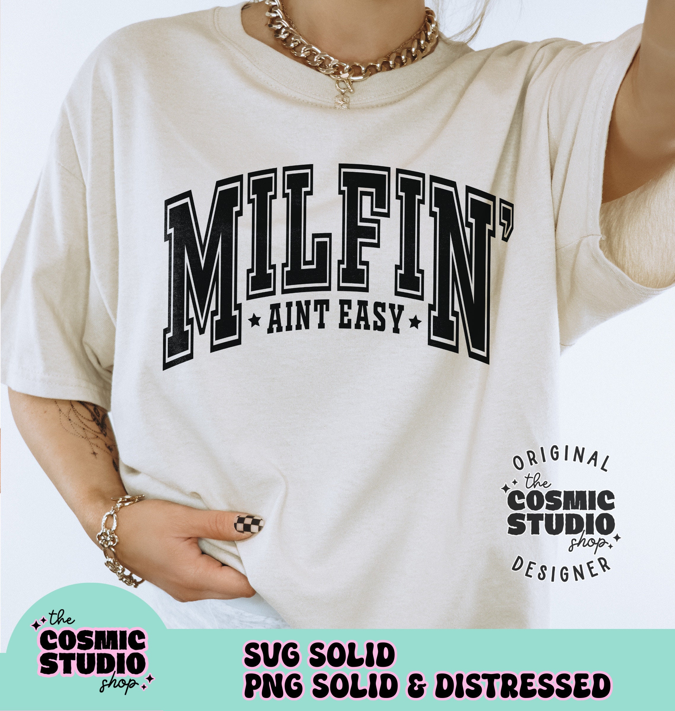 Milfin' Ain't Easy Svg Png, Milfin Svg, in M Milfin Era Svg, Funny Png ...