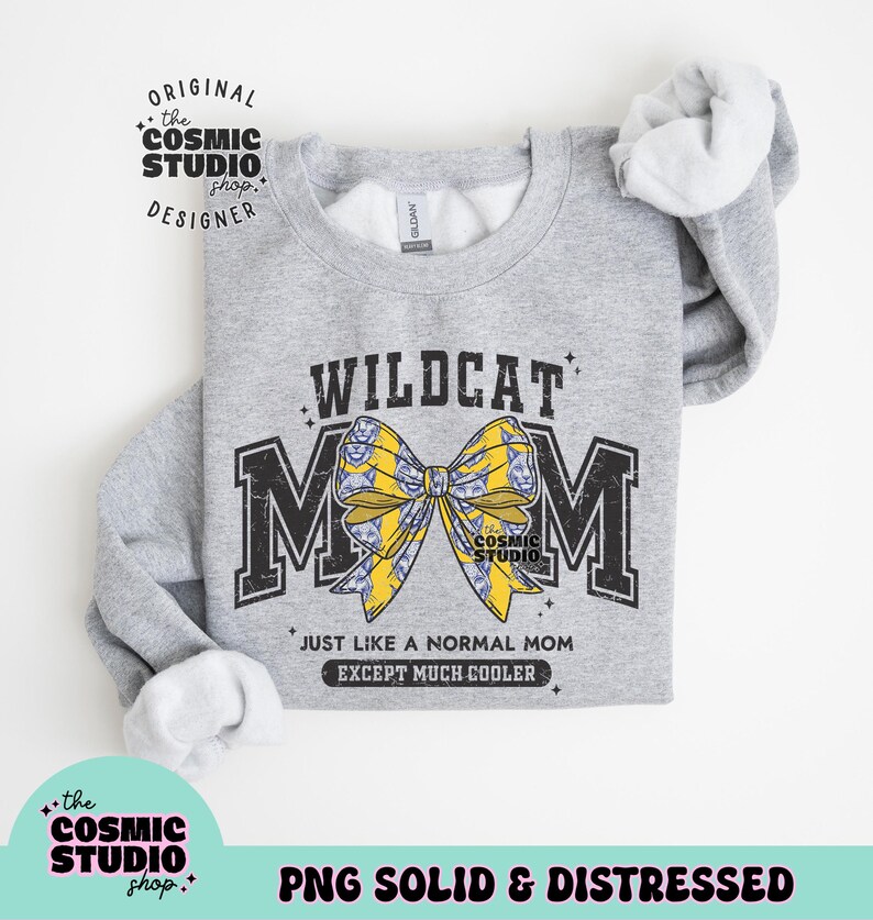Wildcat Mom PNG, Retro Mascot Png, Football Mom Png, School Spirit Png ...