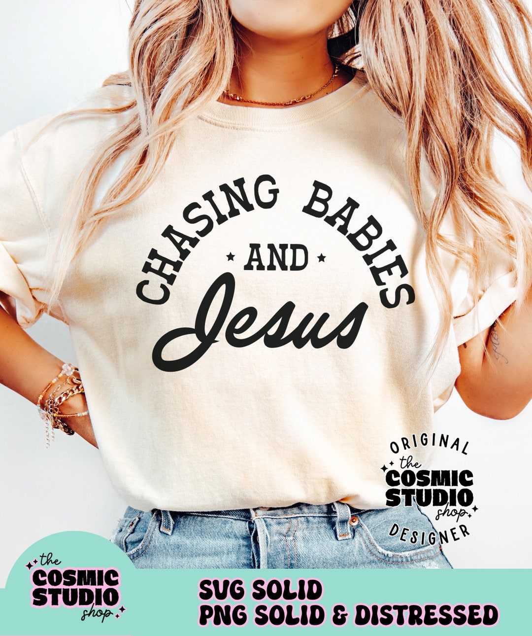 Christian Mom Svg, Chasing Babies and Jesus Svg, Praying Mom Svg ...