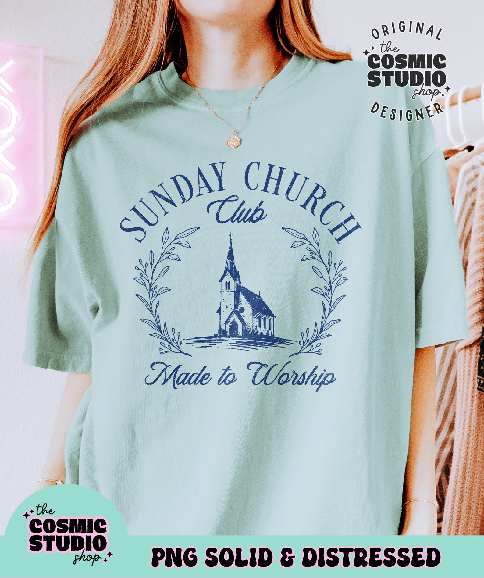 Sunday Church Club Png, Made to Worship Png, Christian Aesthetic Design ...