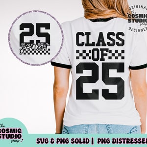 Senior 2025 SVG PNG, Retro Graduation Svg Png, Sublimation Design ...
