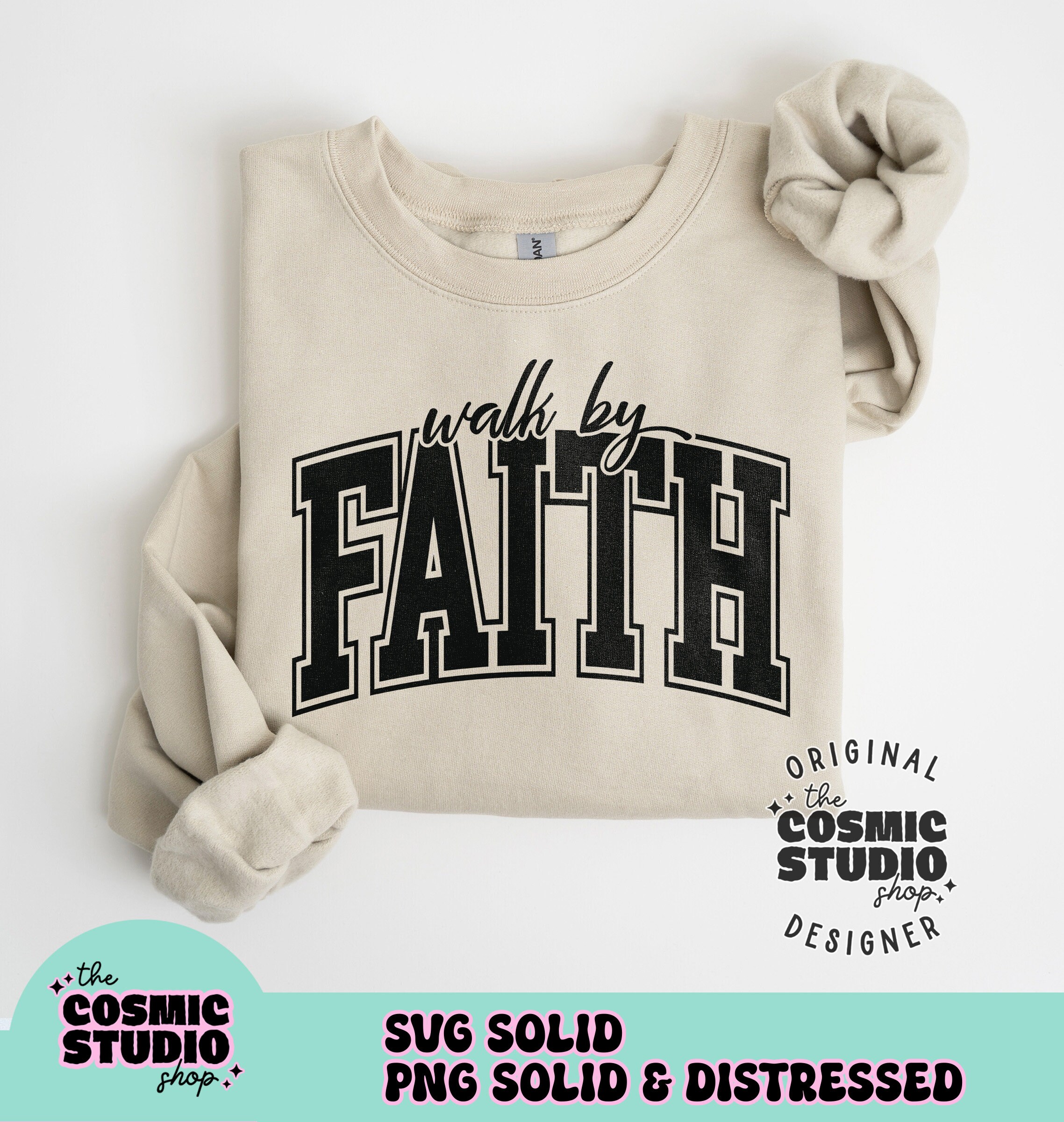 Walk by Faith SVG PNG, Christian Svg Png, Religious Svg Png, Faith Svg ...
