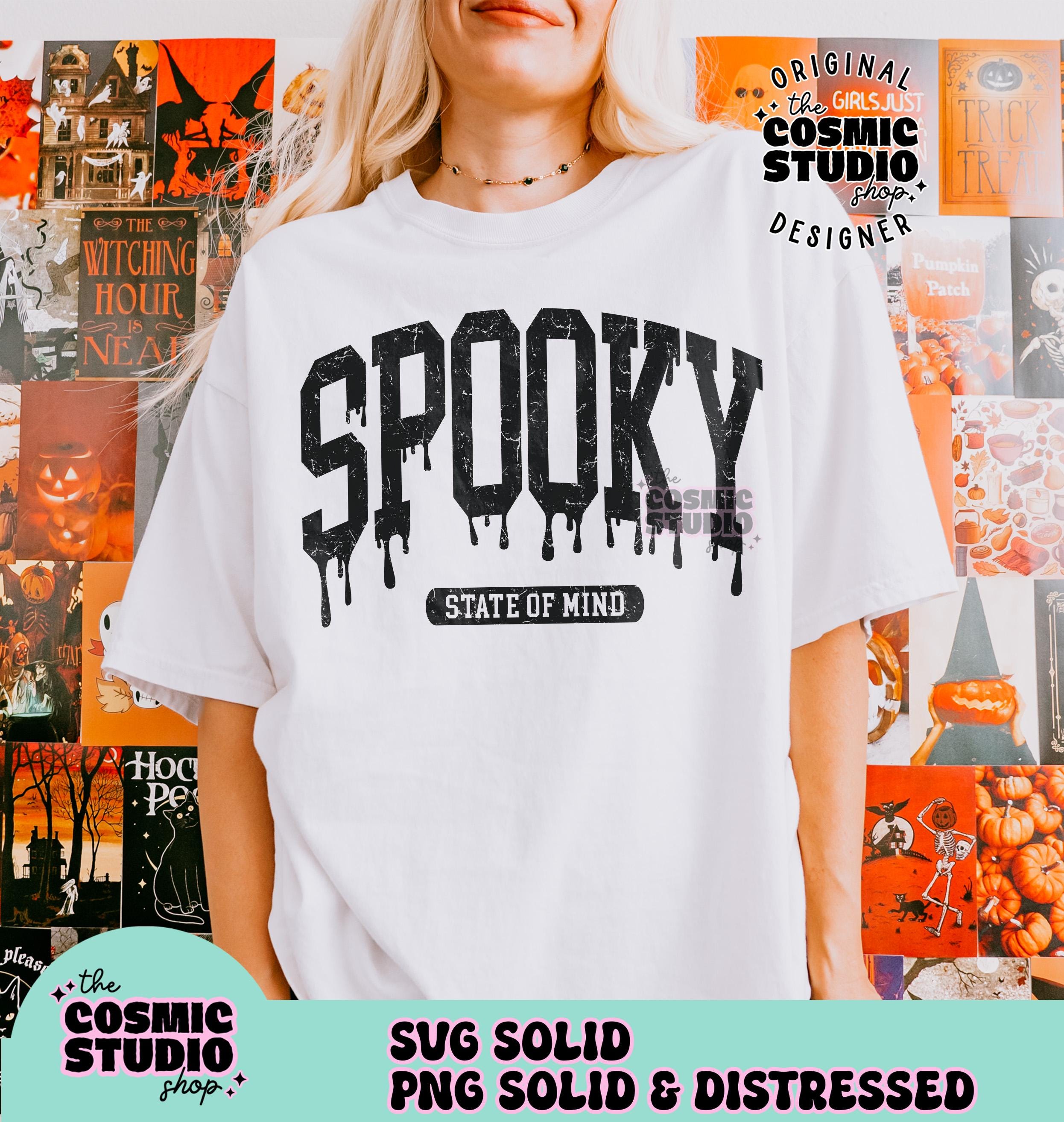 Spooky State of Mind Svg Png, Spooky Vibes Svg, Spooky Season Svg ...