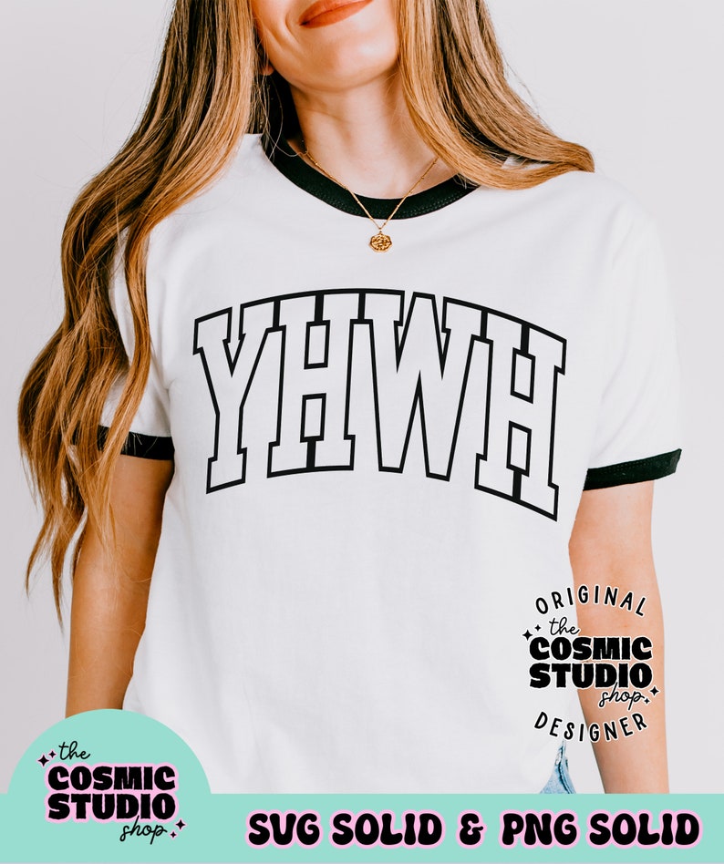 YHWH Svg, YHWH Png, Varsity YHWH Svg, Christian Gift, Christian ...