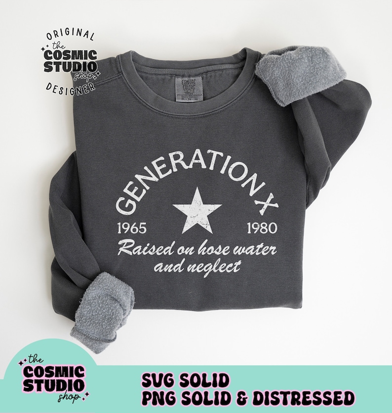Generación X Svg Png, Generación X Svg Png, Diseño de camisa Gen X, Svg ...