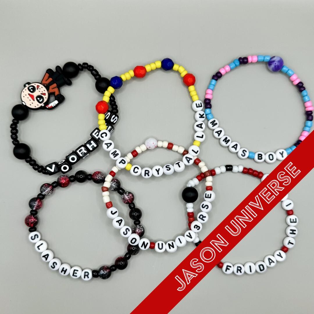 Jason Universe Friendship Bracelets: Halloween Horror Nights Set - Etsy