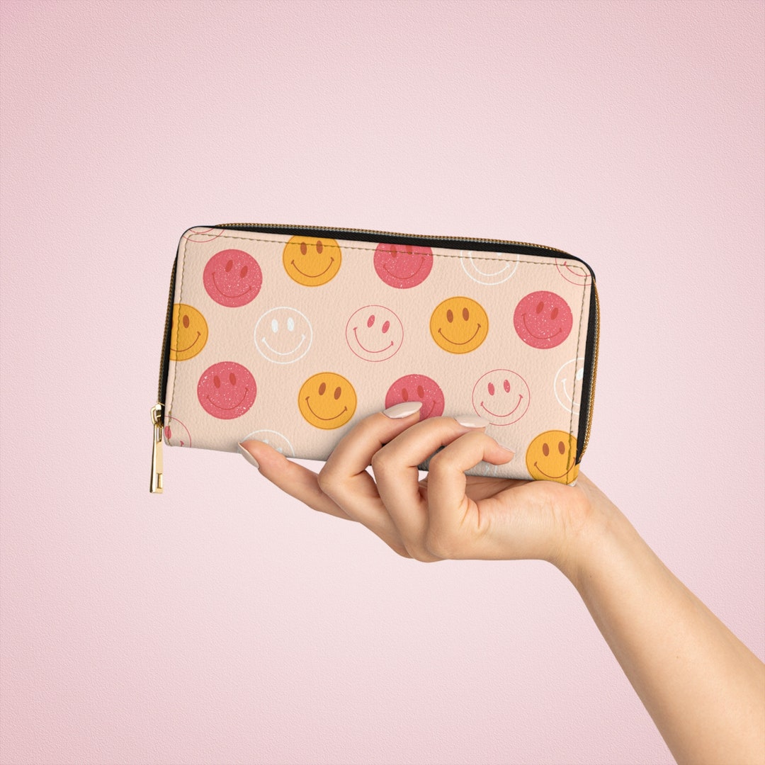 Retro Smiley Face Wallet - Etsy