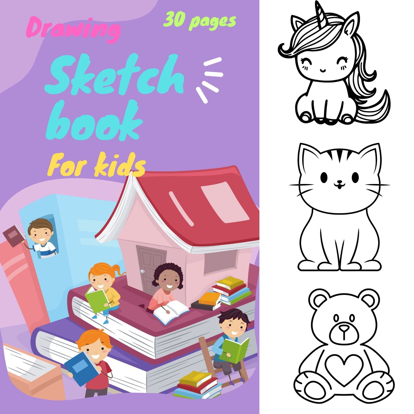 Printable Colouring Pages for Kids/ Kids Activities/printable Art ...