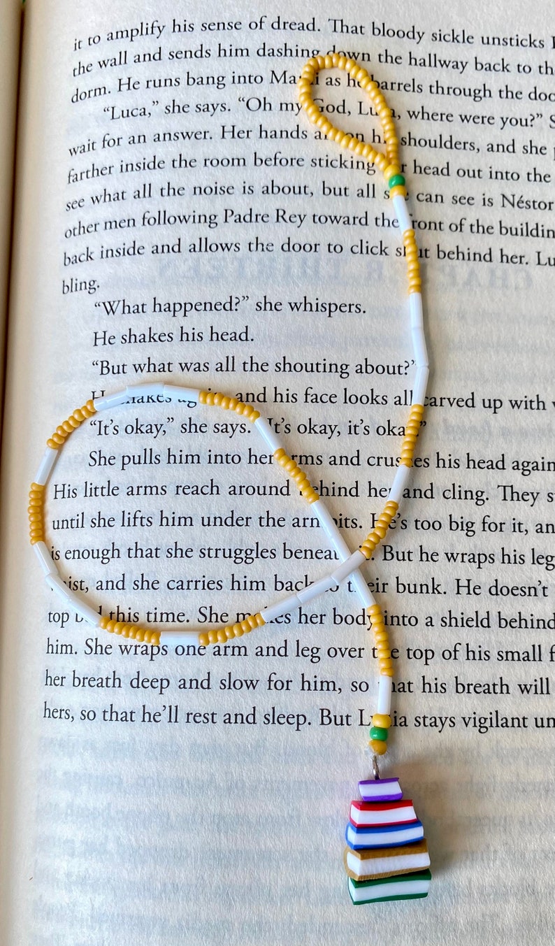 Beaded Bookmark Book Charm Handmade Czech Glass Beads - Etsy