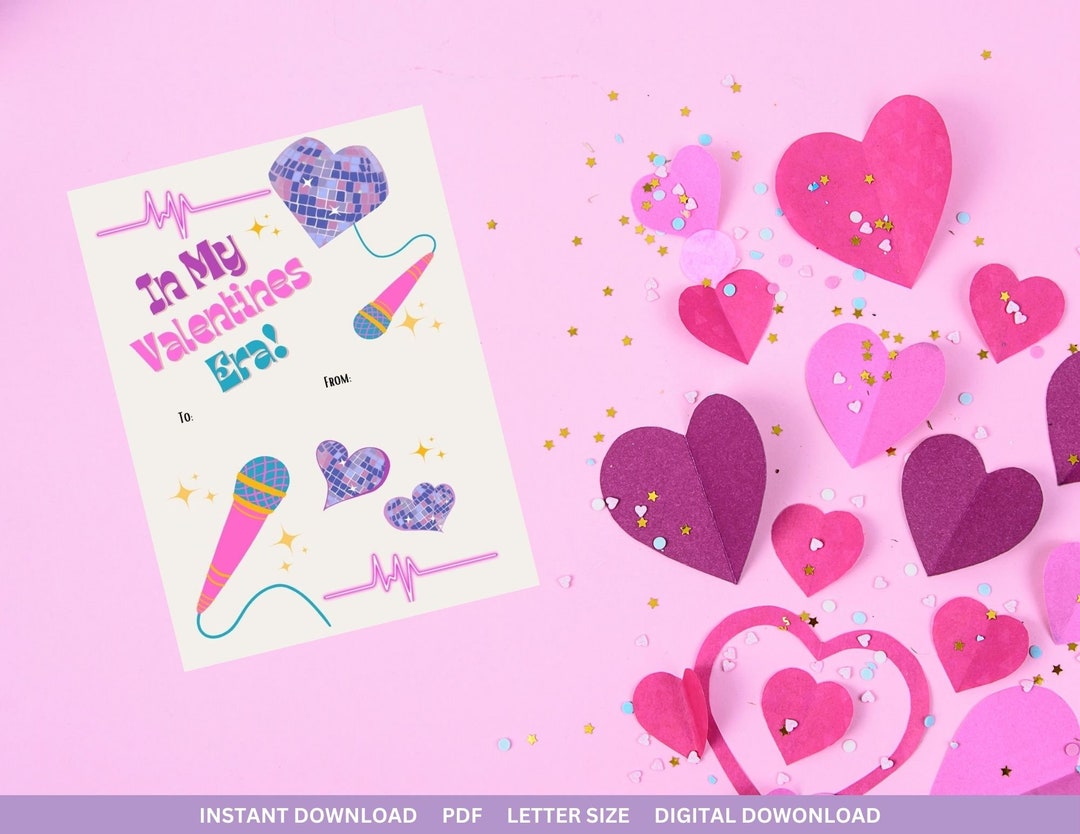 Bracelet Valentine's Card for School Printable. in My Valentine Era ...