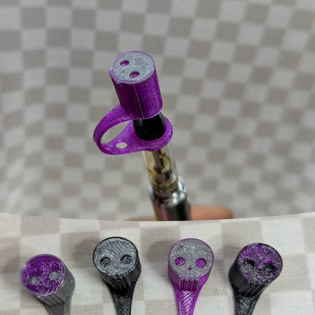 510 Cart Cap – Skull Edition – Vape Cartridge Protector & Mouth Cover ...