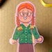 Cute Grandma Core Sticker - Adorable Cozy Girl Illustration, Perfect ...