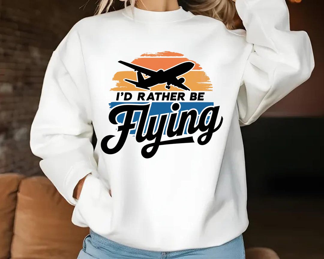Id Rather Be Flying Png, Pilot Gifts for Him and Her, Aviation Gifts ...