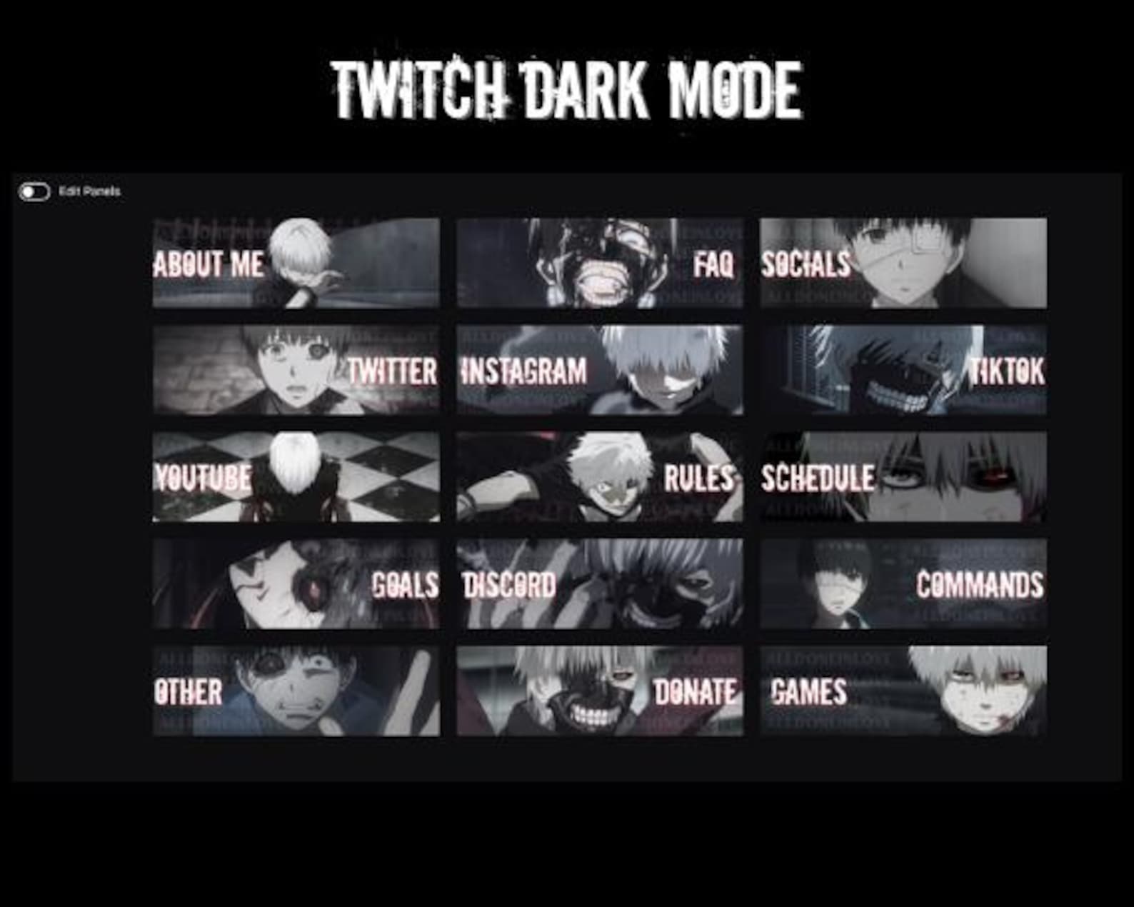 Ken Kaneki Tokyo Ghoul Anime Panels | Anime Panels | Ken Kaneki | Tokyo ...